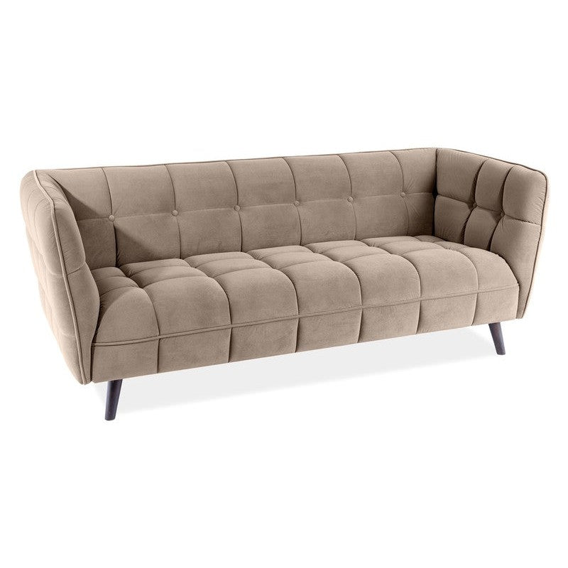 CASTELLO 3 SAMTA DĪVĀNS C. BĒŠS BLUVEL 40 / VENGE 78/200/43 cm – N1 Home