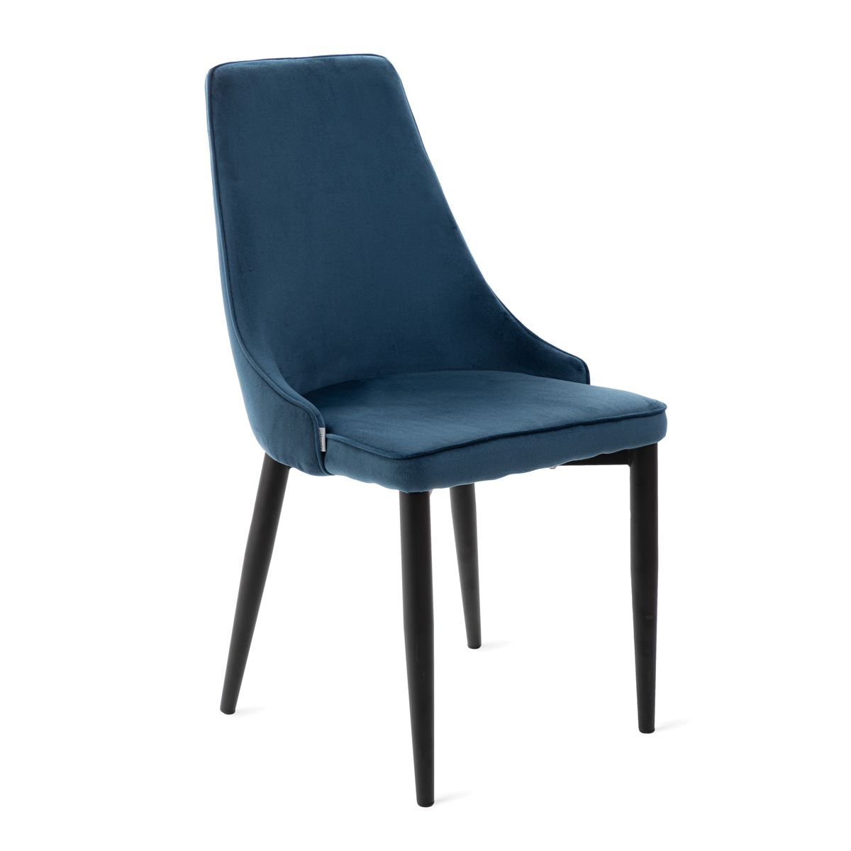LOUIS RIBBON zils samta krēsls 44x59x88 cm – N1 Home