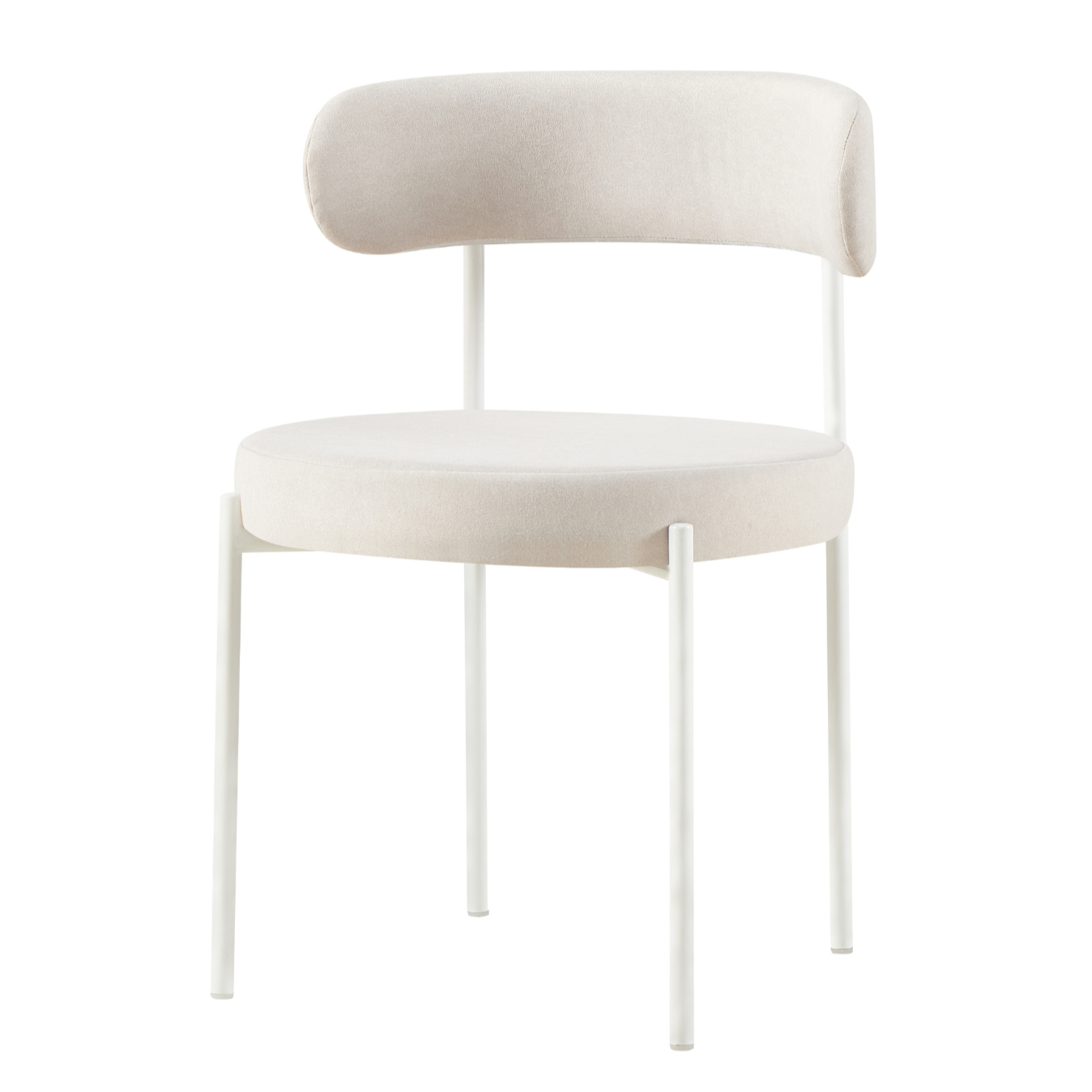 Krēsls Femisa 77/50/55 cm gaiši bēšs/balts – N1 Home